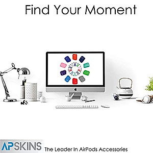 APSkin Skins for Apple AirPod Pro – Vinyl Protective Wraps Stickers Cover Earpods – Air Pods & Ear Pod Compatible Decal for Protection & Customization – Air Pod Pro Accessories – Gloss Black