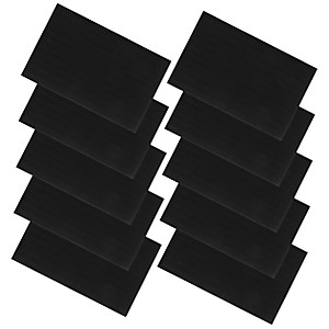 Abaodam 10pcs Jewelry Box Pad Jewelry Insert Display Mat Jewelry Display Tray Jewelry Organizer Tray Trinket Tray Trays Display Shelf Earring Sponge Display Pad Stud Box Velvet Embedded