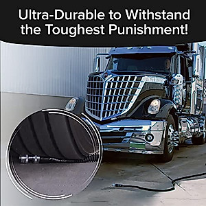 Pocket Hose Silver Bullet 50 ft Turbo Shot Nozzle Multiple Spray Patterns Expandable Garden Hose 3/4 in Solid Aluminum Fittings Lead-Free Lightweight and No-Kink,Black