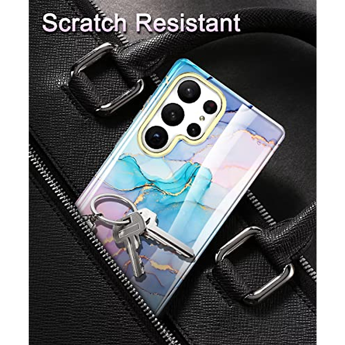 Turquiase for Samsung Galaxy S23 Ultra Case, Lightweight and Stylish Full Body Shockproof Protective Rugged TPU Case for Galaxt S23 Ultra