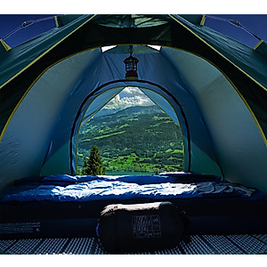 Happy Travel 1/2/3/4 Person Camping Tent, Instant Easy Pop Up Tents for Camping,Automatic Waterproof Family Camping Tent, Easy Set Up Tent,Portable Windproof Dome Tent for Camping Hiking & Traveling