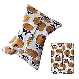 NOTRYA Tissue Box, 1pc Tissue Box, Handbag, Toilet Paper Bag (Color : Brown)