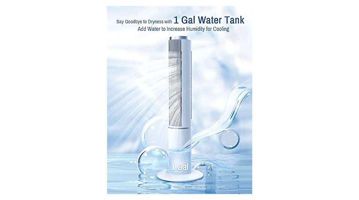 Stay Cool with HiFresh 42" Bladeless Air Cooler