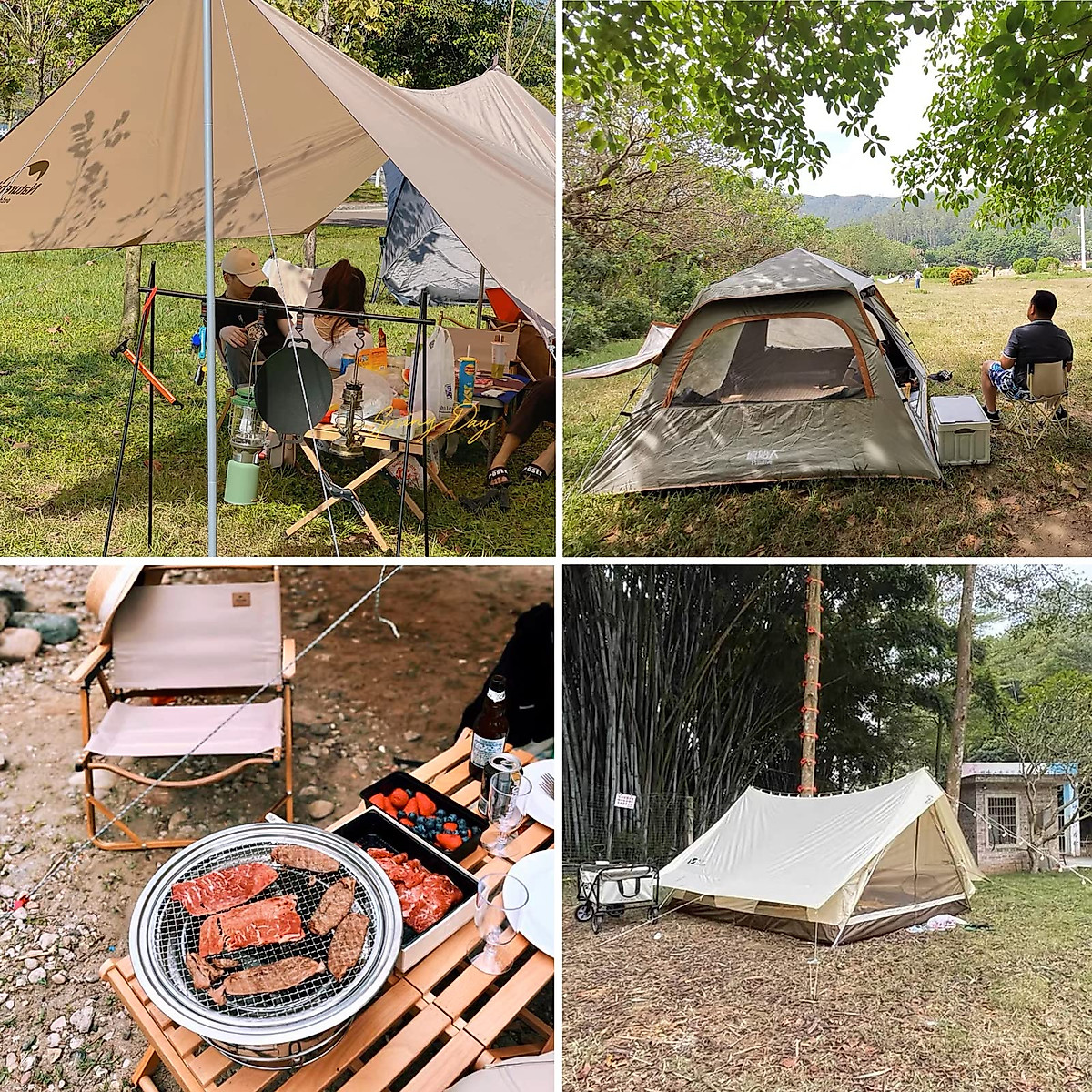 Azarxis Reflective Cord Pack, Tent Guyline Rope High-Strength Lightweight 13ft per piece with Aluminum Cord Adjuster for Tying Down Tarps, Camping Tent, Outdoor Packaging (Red - 8 Pack - Φ3mm)