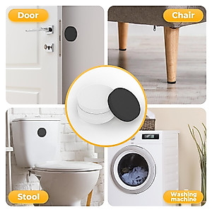 YUEYIN 20pcs Headboard Stoppers for Wall, Prevents Headboard Shaking, Creates Noise-Free Sleep Environment, Headboard Stabilizer, Furniture Pads (Square)