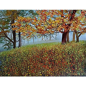 Early Morning Dew, Landscape by Internationally Renowned Painter Yary Dluhos