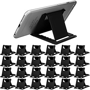 Kathfly 36 Pcs Cell Phone Stand, Tablet Stand Adjustable, Universal Foldable Multi Angle Pocket Phone Stand for Desk, Compatible with Phone 14 13 12 11 Pro Xs Max x 8 6s Plus All Android Smartphones