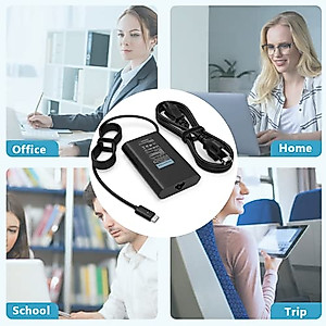65W USB C Laptop Charger for Dell Inspiron 13 14 16 5310 7420 7425 7620 2-in-1 Business/Student Laptop,Dell Inspiron 14 15 16 5425 5420 5510 5625 Type C Power Supply Adapter Cord