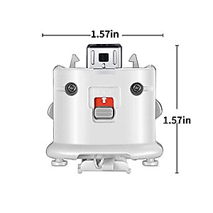 Machine-Ya Wii Motion Plus - External Remote Motion Plus Sensor Controller Wii U Motion Plus (White 2PCS)