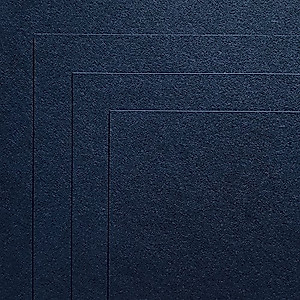 NIGHTSHIFT BLUE/DARK BLUE Cardstock Paper - 8.5 x 11 inch 100 lb. Cover - 25 Sheets from Cardstock Warehouse