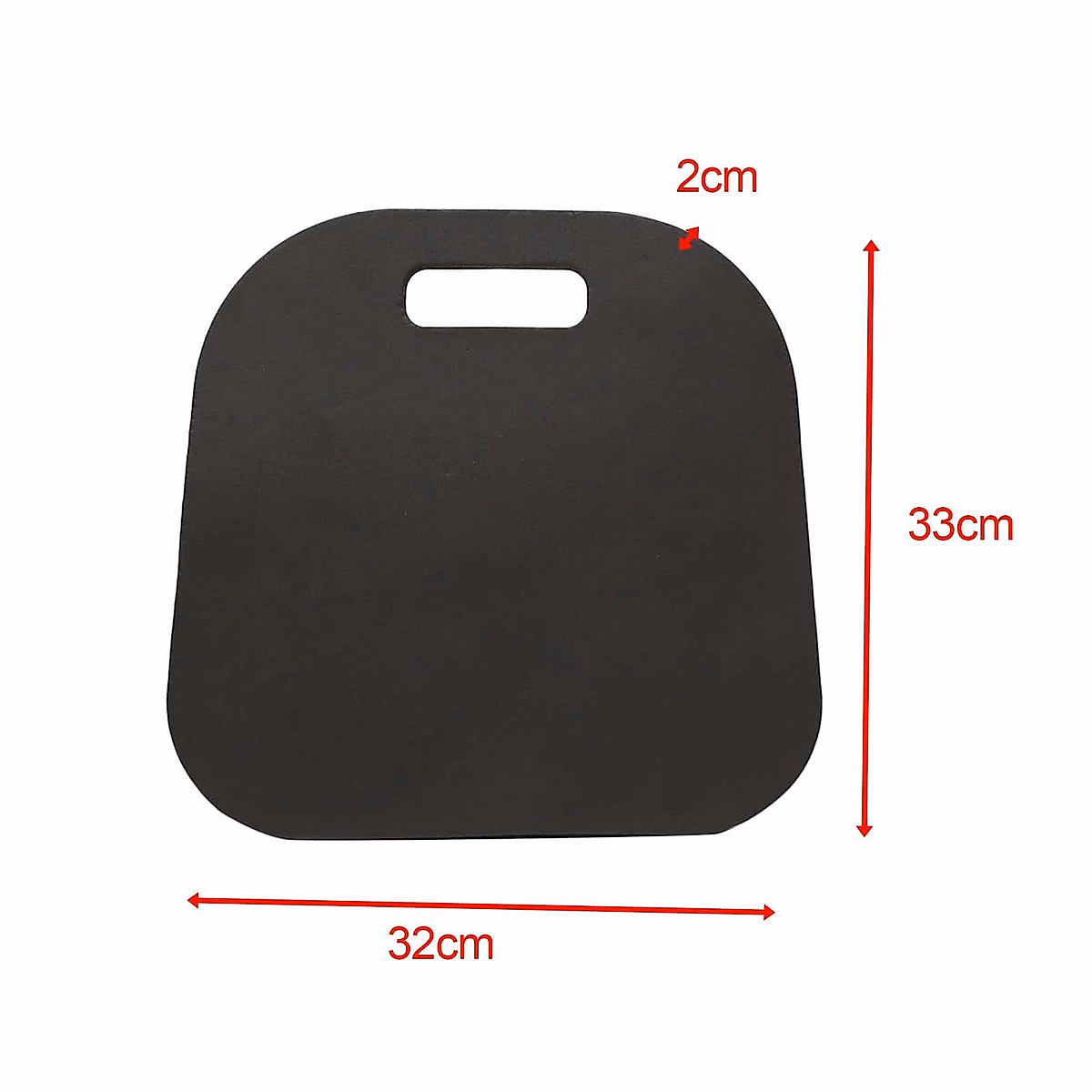 Bothyi Kneeling Pad Knee Mat Cushion Waterproof with Handles Protector Portable Garden Kneeler Pad for Gardening, Work, Fitness, Exercise, Workout, Black