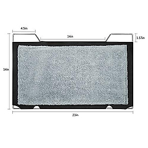 LIFIS Cat Window Perch Cat Hammock for Window 2 Layers Bed Up to 55lb Can Be Installed on Small Window Soft Mats Stable Metal Frames Kitty Sunny Seat (Double Layers, Grey) (Cat Face)