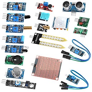 16 in 1 Project Super Starter Kits Sensor Modules Kit for Arduino Raspberry for UNO R3 Mega2560 Mega328 Nano Raspberry Pi 3 2 Model B K62 (16 in 1)