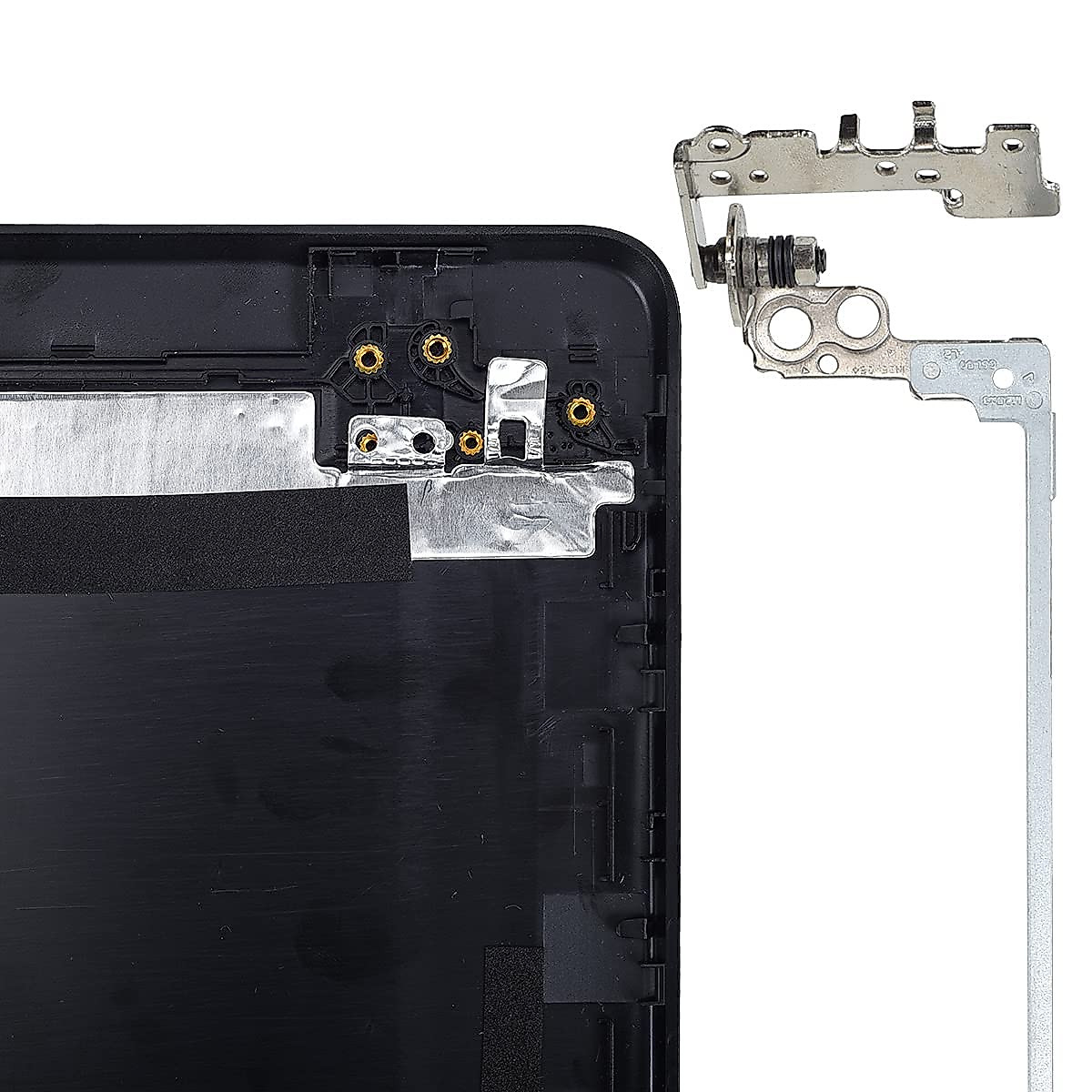 Replacement LCD Back Cover Top Lid w/Hinges for HP 15-BS 15-BW 15T-BR, 250 G6 255 G6, HP 15-bs015dx 15-bs020wm 15-bs070wm 15-bw011dx 15-bw017cl Series Laptop 924899-001 L13909-001 AP204000260
