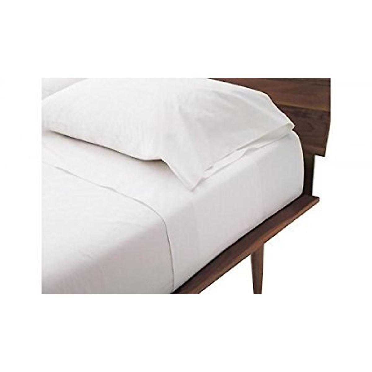 Queen Sleeper Sofa Bed Sheet Set - White 100 Percent Egyptian Cotton (60"x74"x6") 600 thread count