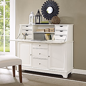 Crosley Furniture Sullivan Secretary Desk - White