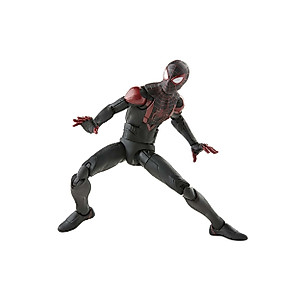 Spider-Man Marvel Legends Series Gamerverse Miles Morales 6-inch Collectible Action Figure Toy, 7 Accessories and 1 Build-A-Figure Part(s)