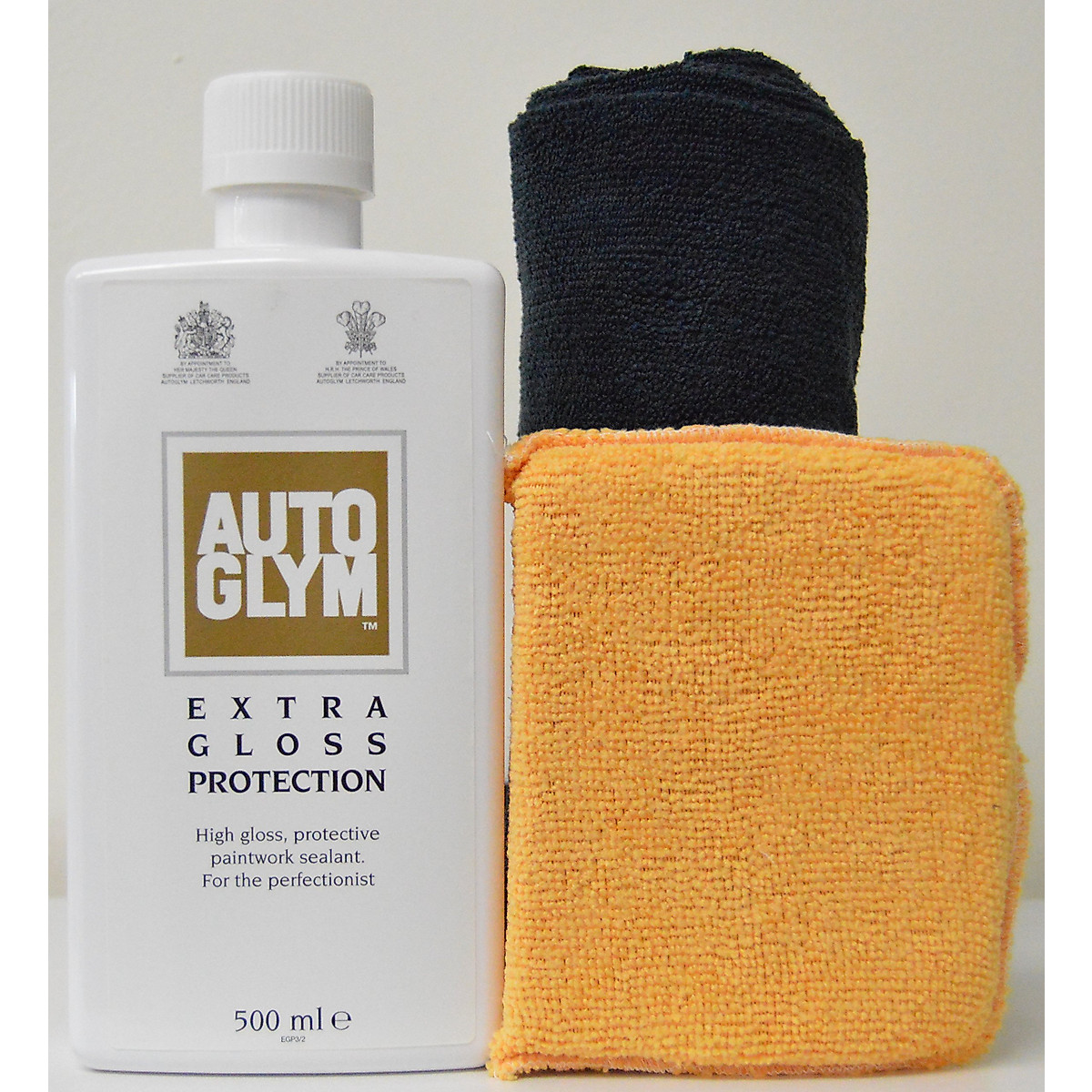 Autoglym Extra Gloss Protection 500ml with Free Microfiber Applicator & Seamless Microfiber