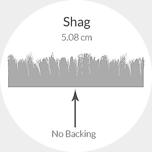 SAFAVIEH Hudson Shag Collection Area Rug - 8' x 10', Grey & Ivory, Moroccan Design, Non-Shedding & Easy Care, 2-inch Thick Ideal for High Traffic Areas in Living Room, Bedroom (SGH284B)