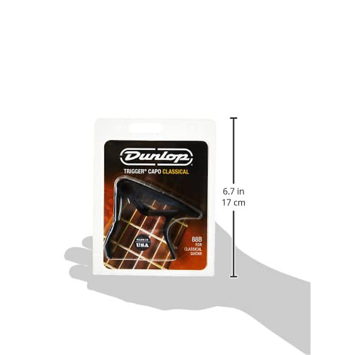 Jim Dunlop 88B Trigger Capo Clas, Black