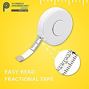 3 Piece Measuring Tape for Body Kit - Automatic Telescopic 80 Inch Tape Measure Body Measuring Tape for Weight Loss, Muscle Gain - Metric Body Measure Tape Retractable & Self-Tightening