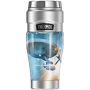 THERMOS Star Trek The Final Frontier STAINLESS KING Stainless Steel Travel Tumbler, Vacuum insulated & Double Wall, 16oz
