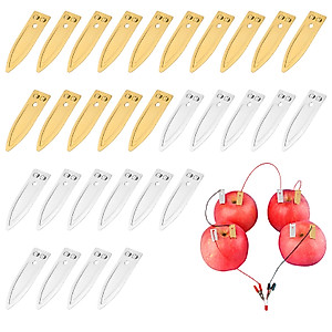 30pcs Sheet Copper Zinc Electrode Strip Zinc Plate Anode for Zinc Electroplating Fruit Battery Experiment Supplies Zinc Strip for Fruit Battery Experiment Electrode Strips