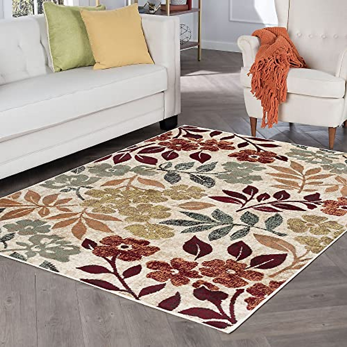 Universal Rugs Kalea Mat Scatter Rug, 2' x 3', Cream