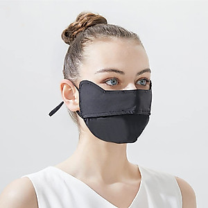 Ligart UV Face Mask Washable Reusable Exercise Breathable Sun Protection Golf Sports Face Mask for Women