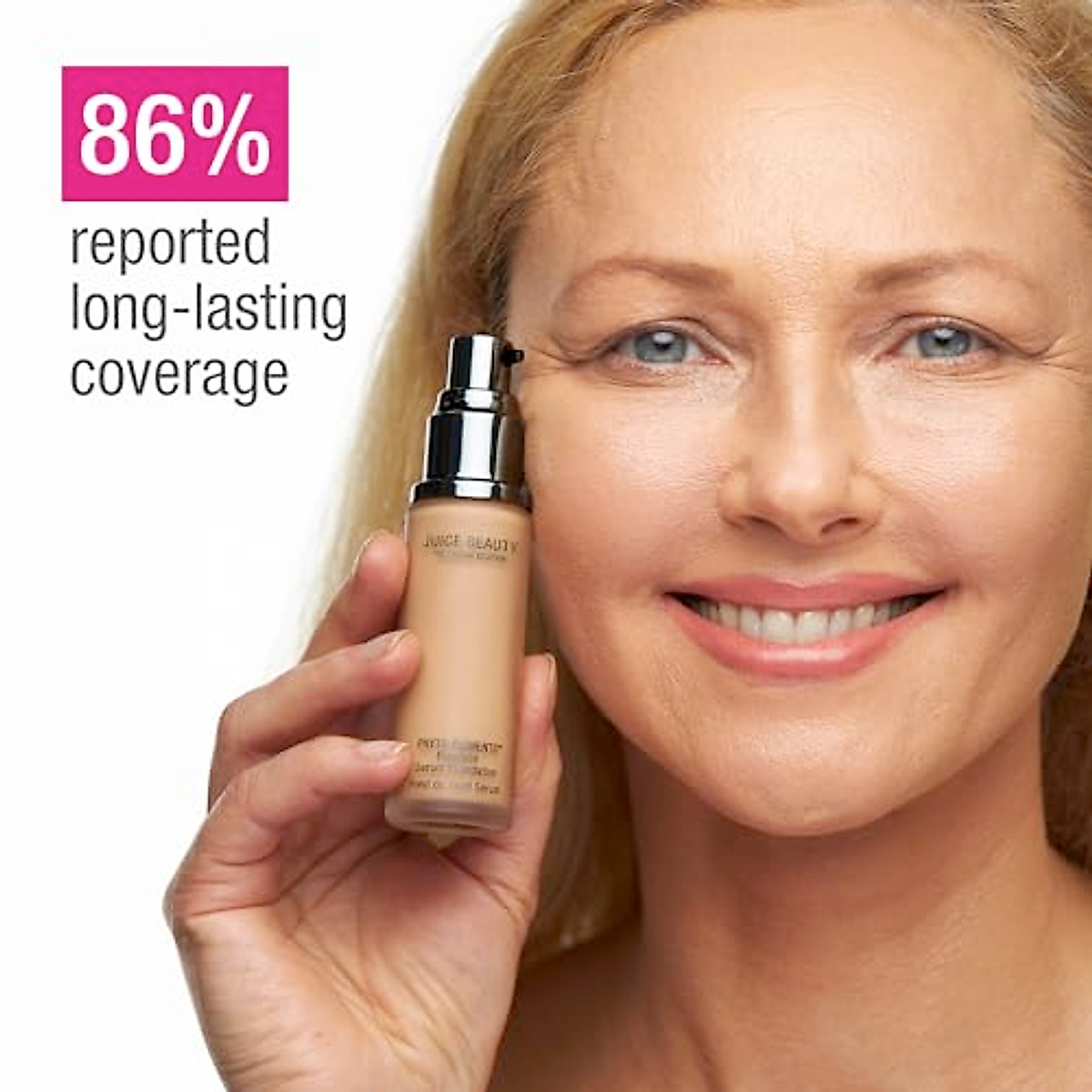 Juice Beauty PHYTO-PIGMENTS Flawless Serum Foundation, Rosy Beige | Skin-Perfecting + Age-Defying Serum in One | Plant-Derived Phyto-Pigments -1 fl oz