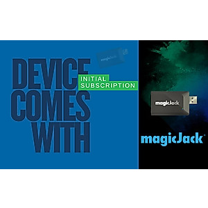 magicJack, New 2022 VOIP Phone Adapter, Portable Home and On-The-Go Digital Service. Unlimited Calls to US and Canada. NO Monthly Bill | Featuring magicIN™ & magicOUT™ Service