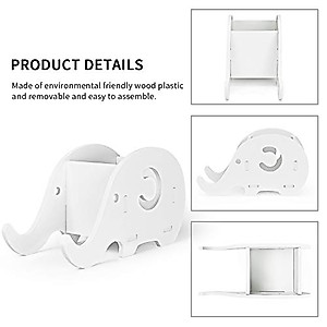 MOKANI Desk Supplies Organiser, Cute Elephant Pencil Holder Multifunctional Office Accessories Desk Decoration with Cell Phone Stand Office Supplies Desk Decor Organiser Christmas Gifts