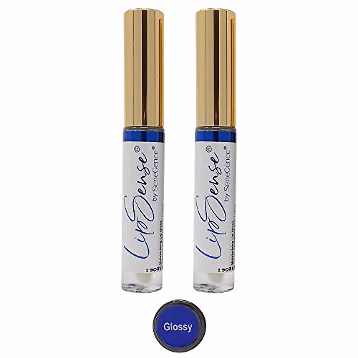 2 Piece Lipsense by Sengence Set of 2 Clear Glossy Gloss