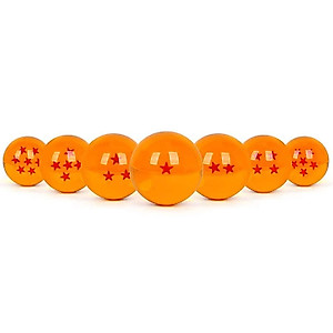 SOOFILM Unisex Stars Acrylic Transparent Balls Glass Ball 7pcs Game Balls Gift Set