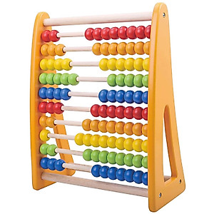 Pidoko Kids Abacus for Kids Math - Wooden Counting Toys for Toddlers - Montessori Math Manipulatives Beads - Educational Toys for Preschool Boys Girls 2 Year Olds And Up
