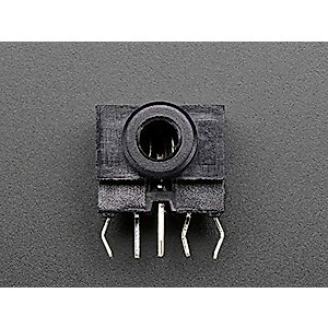 Adafruit Accessories Breadboard-Friendly 3.5mm Stereo Headphone Jack (1 piece)