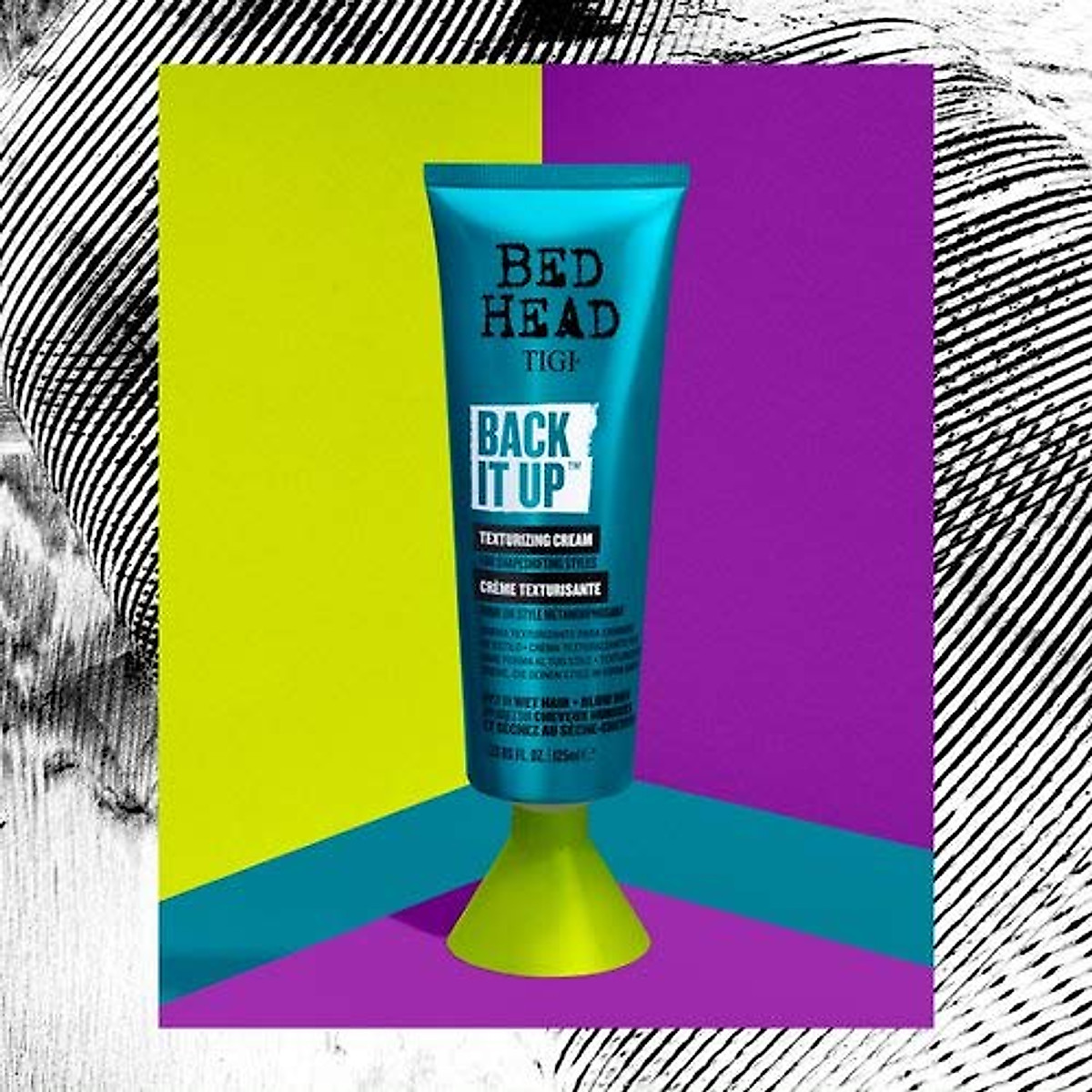 Bed Head by TIGI Back It UpTM Texturizing Cream for Shape and Texture 125ml (Pack of 3)