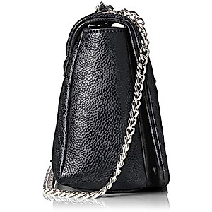 Love Moschino Borsa Pu Quilted, Women’s Satchel, Black (Nero), 10x17x28 cm (B x H T)