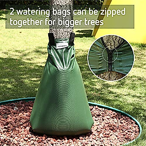 VIVOSUN 2-Pack 20 Gallon Watering Bag for Trees, Premium PVC Tree Irrigation Bags, Slow Release, 5-8 Hours Releasing Time