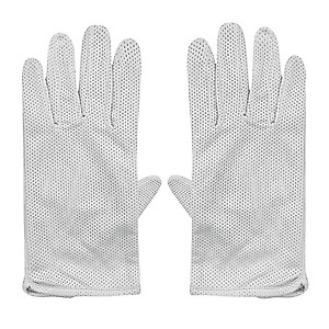 JIAHG Mens Driving Gloves Summer UV Sun gloves Non Slip Touchscreen Cotton Gloves Outdoor Sunblock Gloves for Cycling Motorcycle (gray)