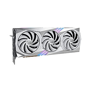 MSI Gaming GeForce RTX 4080 16GB GDRR6X 384-Bit HDMI/DP Nvlink Tri-Frozr 3 Ada Lovelace Architecture Graphics Card (RTX 4080 16GB Gaming X Trio White)