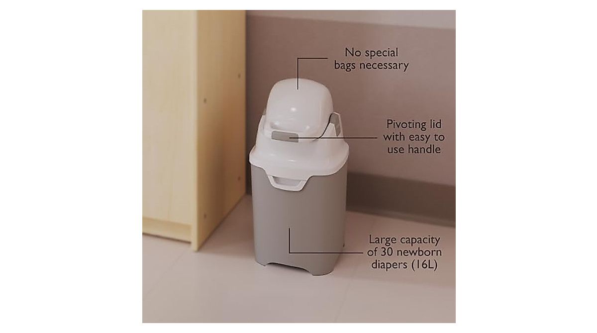 Foundations Diaper Pail - Odorless, Durable & Uses Any Bag