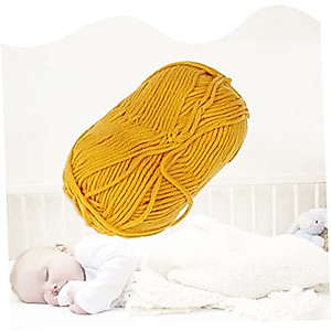 COHEALI Fuzzy Yarn Fuzzy Yarn Green Yellow Blue Soft Yarn for Knitting Doll Roving Textured Yarn Milk Cotton Cotton Ball Super Bulky Yarn Chunky Yarn Yarn Cotton Line Yarn for Crocheting