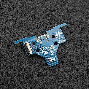 Create idea 2Set USB Charging Port Socket Board JDS-001 Compatible with PS4 V1 Wireless Controller with 14Pin Ribbon Cable