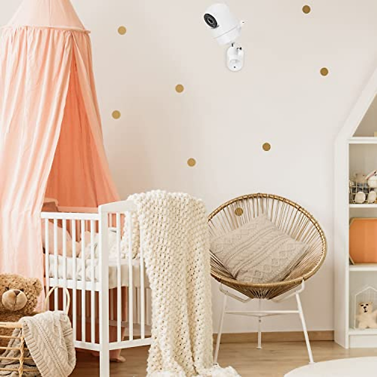 Adjustable Baby Monitor Wall Mount for Vtech VM901 and VM919HD, Perfect View Angle and Easy Installation Without Drilling