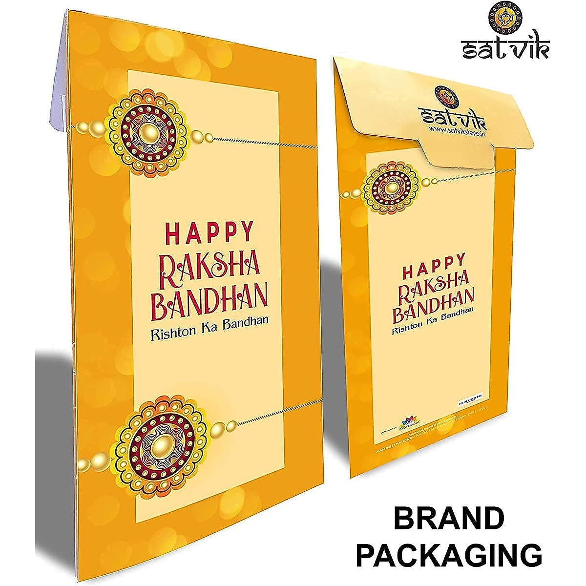 CRAFTSMAN Rakhi for brother Bhaiya Bhabhi Gift Set of 5 Pcs Rakhi for family Raksha Bandhan Festival Rakhi for Bhaiya and Bhabhi, Indian designer latest Rakhi for bhai Thread Bracelets (Design 2)