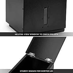 Stanbroil Pellet Grill Hopper Extension for Pit Boss 340 and 440 Series, Black