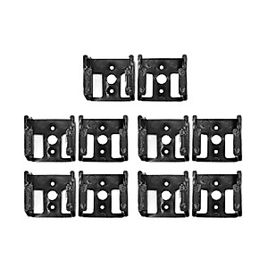 (10 Pack) Locking Battery Holder for Milwaukee M18 Batteries - Wall Mount - Commander Tools