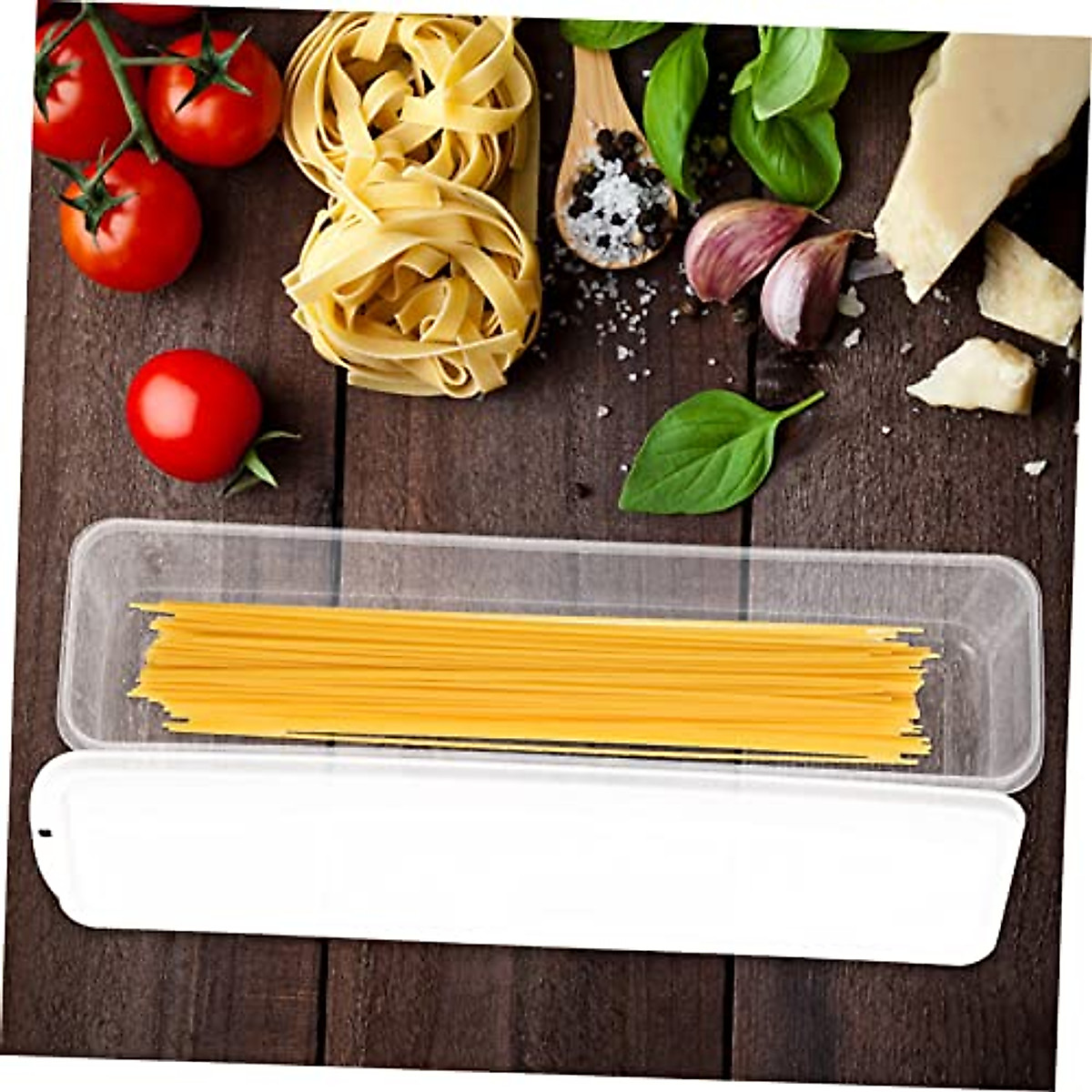 Cabilock 3pcs Transparent Noodle Box Pp Agricultural Products Food Grade