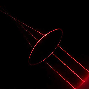 StayMax Concave Convex Lens Set Optical Glass Lens for Physics Teaching 2 Pack